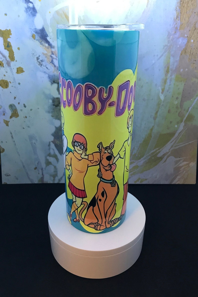 20oz Scooby Doo Skinny Tumbler, Travel Cup, Tumbler - Etsy