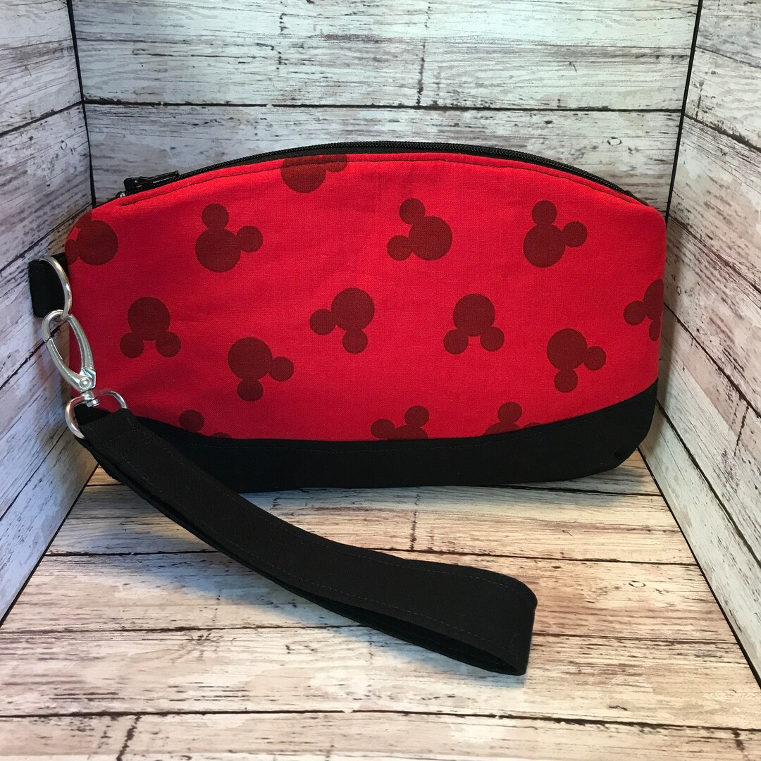 Disney Mickey Mouse Wristlet, Wallet, Zippered Clutch, Purse - Etsy