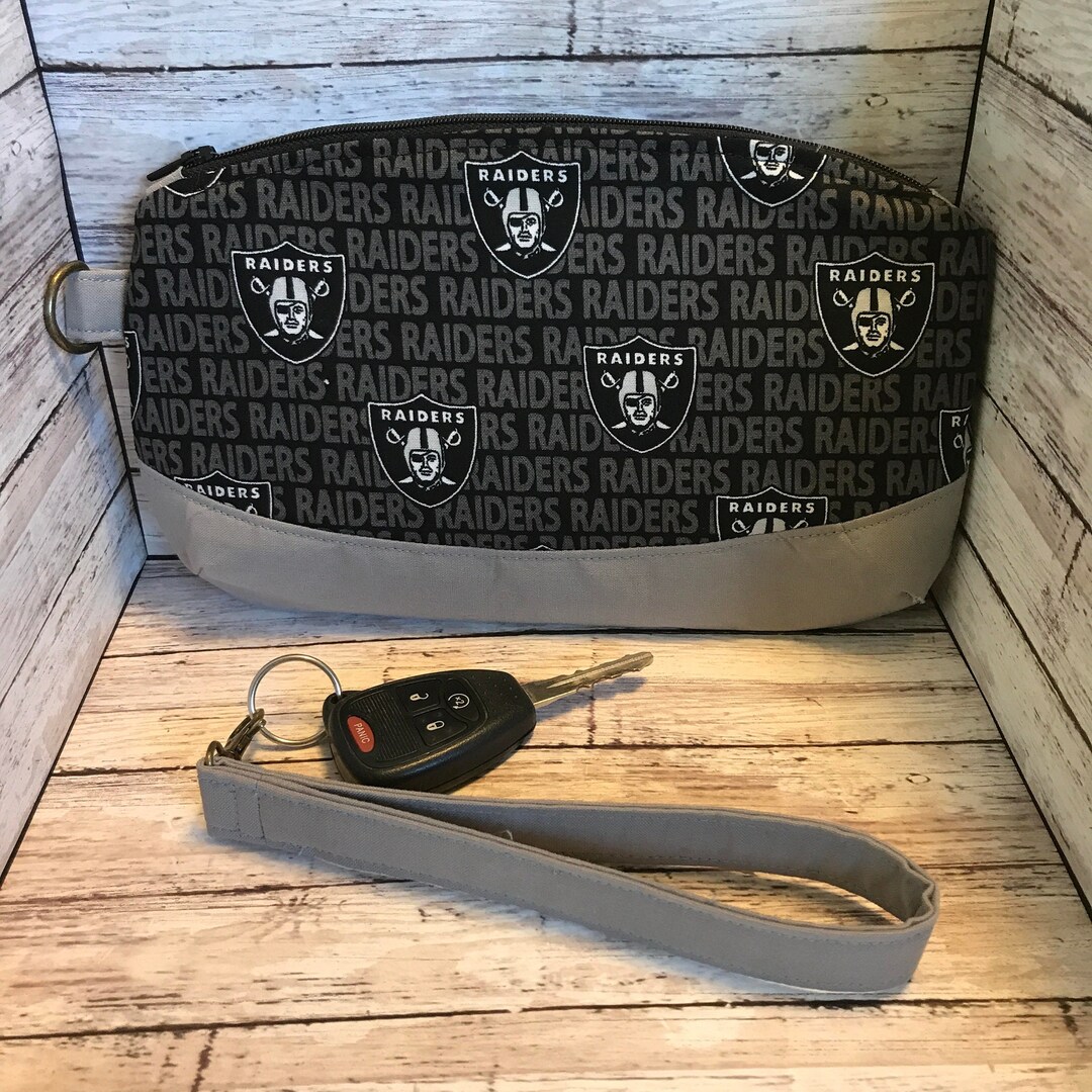 NFL Las Vegas Raiders Wristlet, Wallet, Zippered Clutch, Purse - Etsy