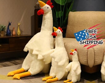 Huge Chicken Plush - Etsy