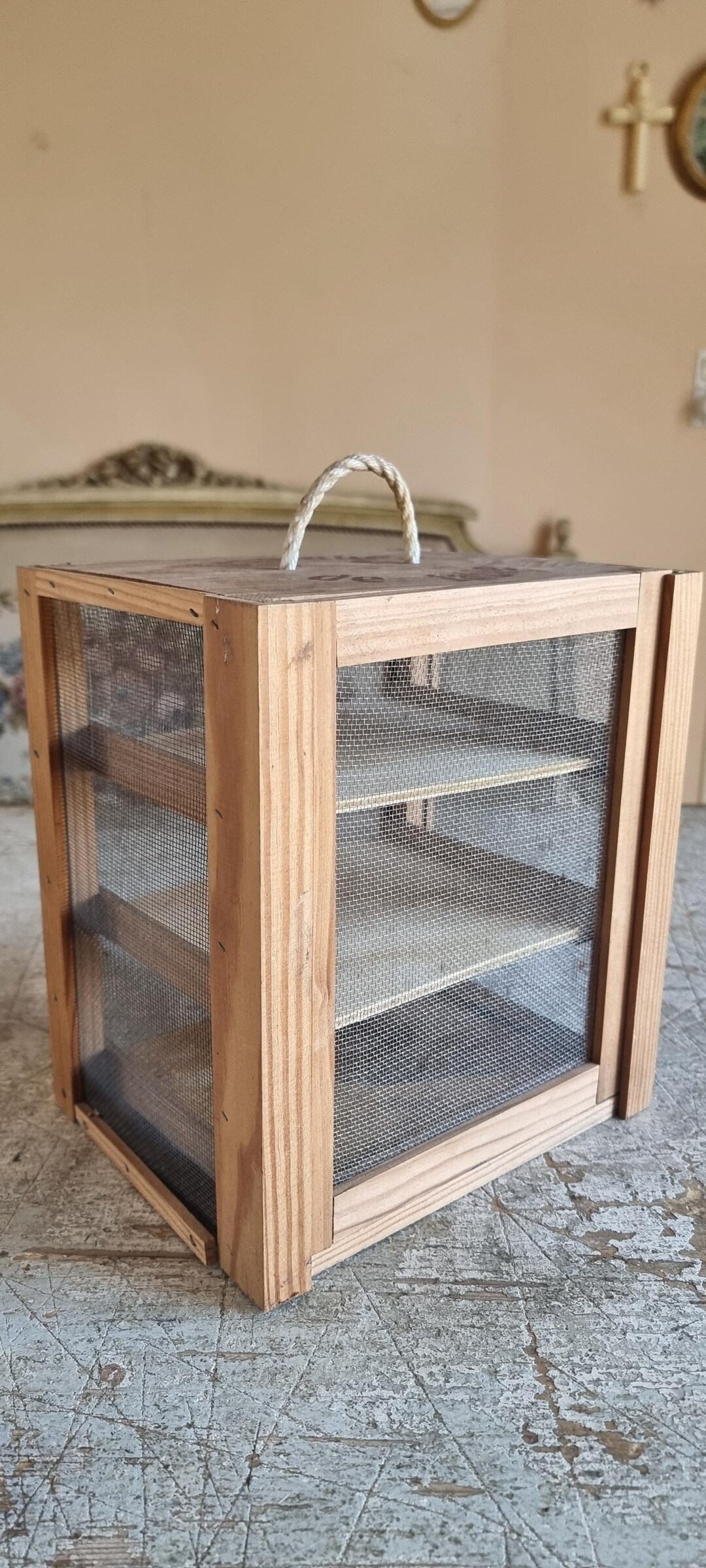 Beautifull French Cheese Storage Cabinet With Three Shelves/protecting ...