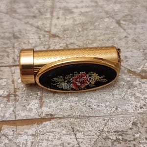 Petite Point French Lipstick Case With Pop up Mirror - Etsy