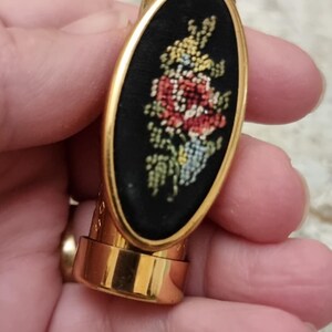 Petite Point French Lipstick Case With Pop up Mirror - Etsy