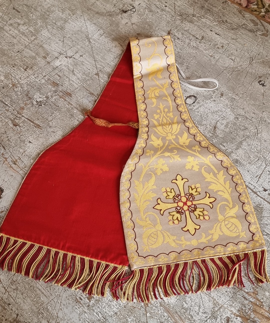 Handembroidered by Nuns French Church Maniple - Etsy