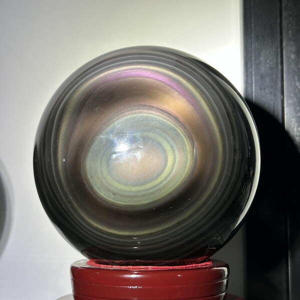 Obsidian Sphere - Etsy