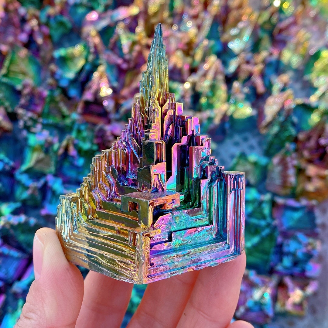 85g Rainbow Bismuth Ore,bismuth Ore Tower,certified Bismuth Aura ...
