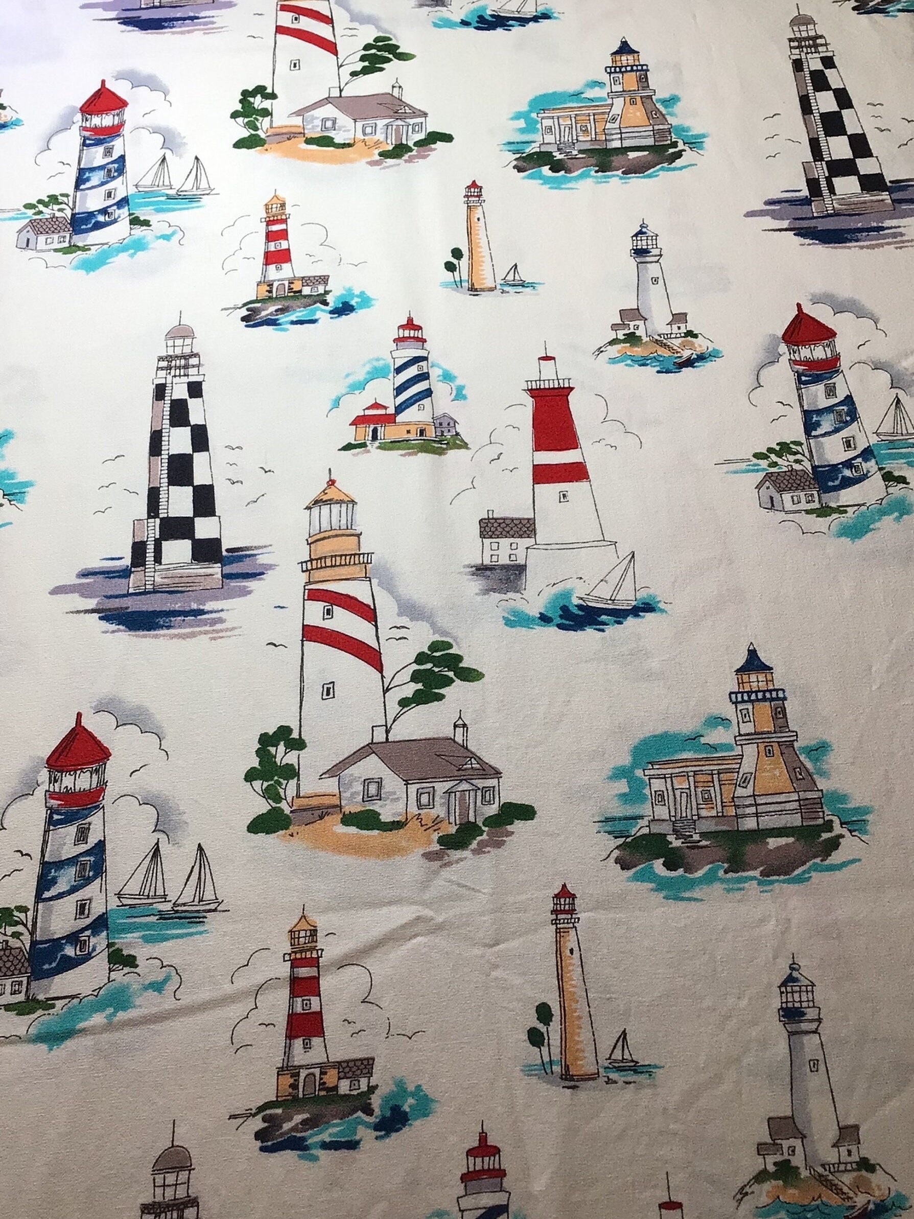 Vintage Alexander Henry Collection Towers of the Sea De Leon - Etsy