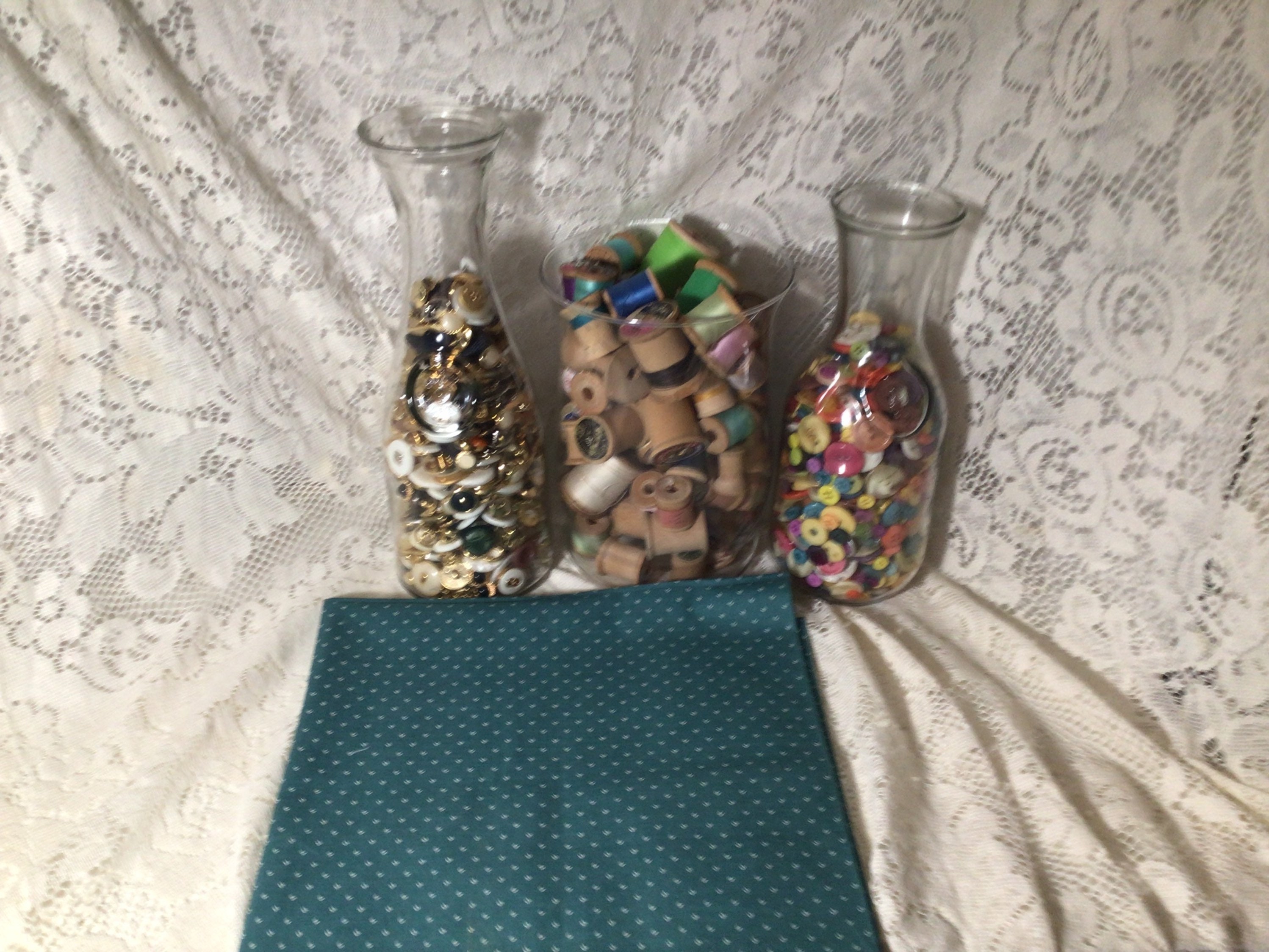 VIP Cranston Green With White Lines Remnant 38x44 - Etsy