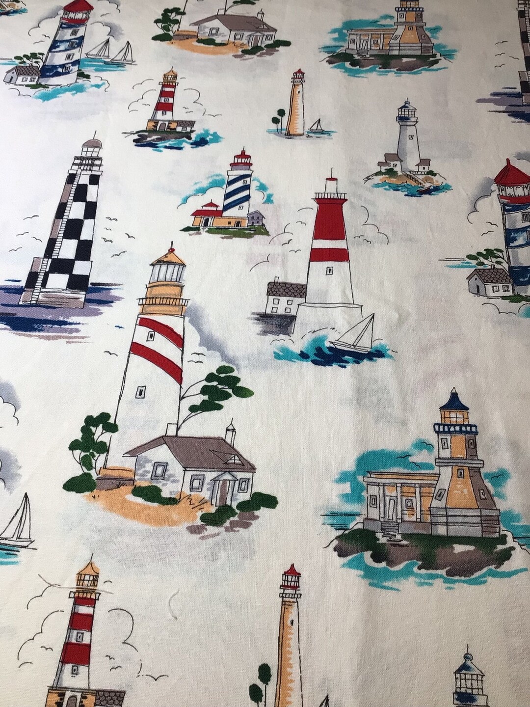 Vintage Alexander Henry Collection Towers of the Sea De Leon - Etsy