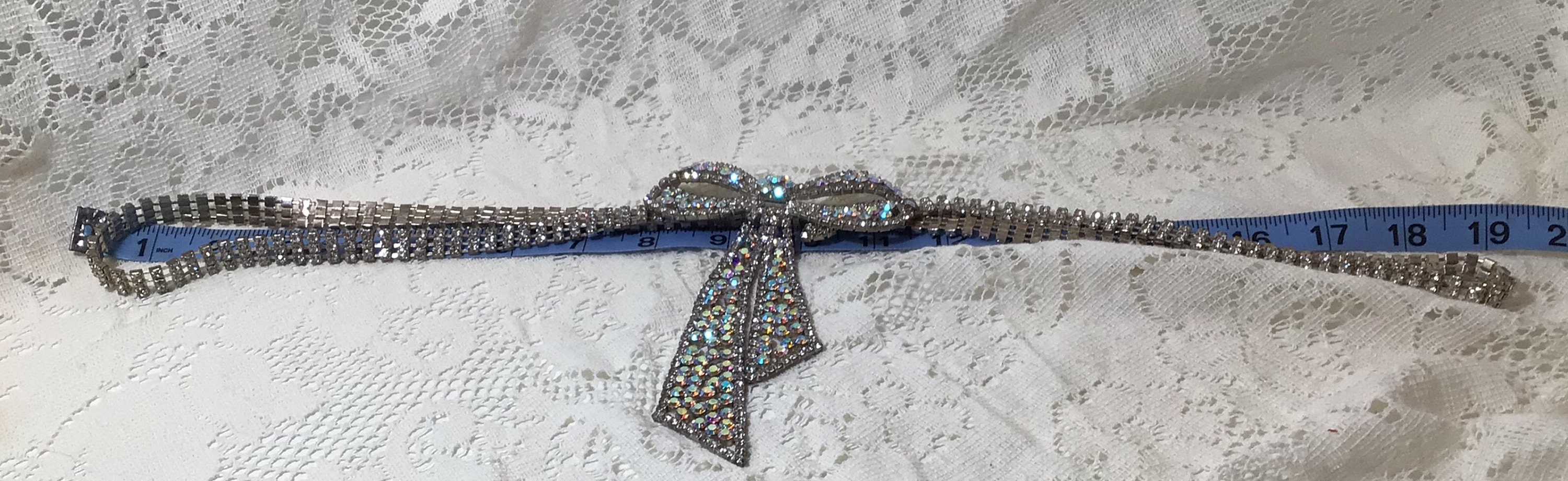 Absolutely Stunning Vintage Costume Belt With Two-toned Gems - Etsy