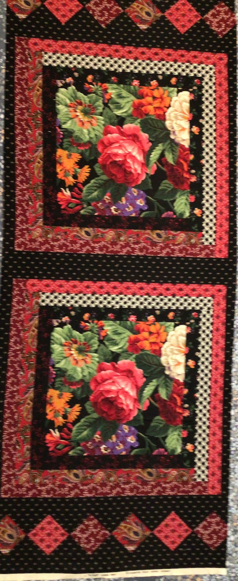 Vintage VIP Cranston Cheater With Roses 17 X44 - Etsy