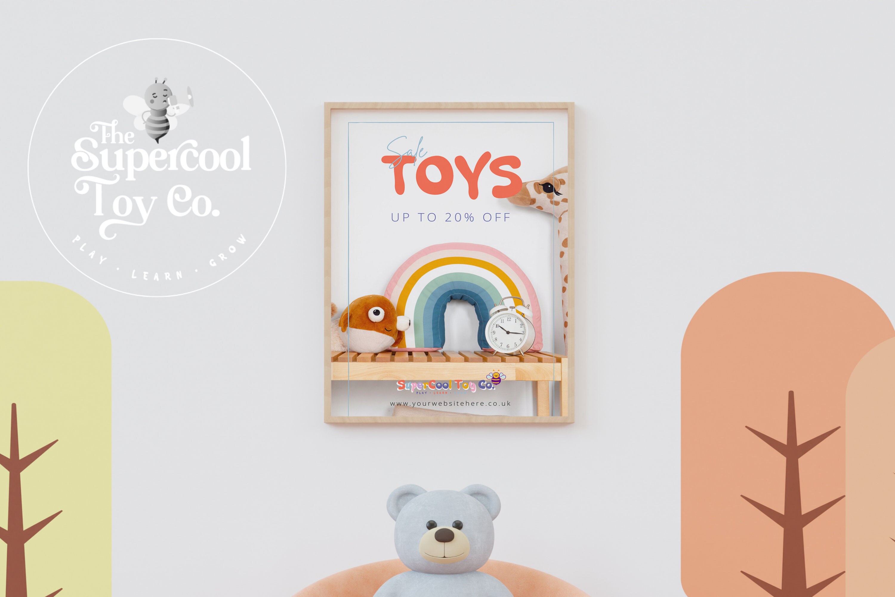 Toy Company Logo, Premade Business Logo Design, Canva Editable Logo ...