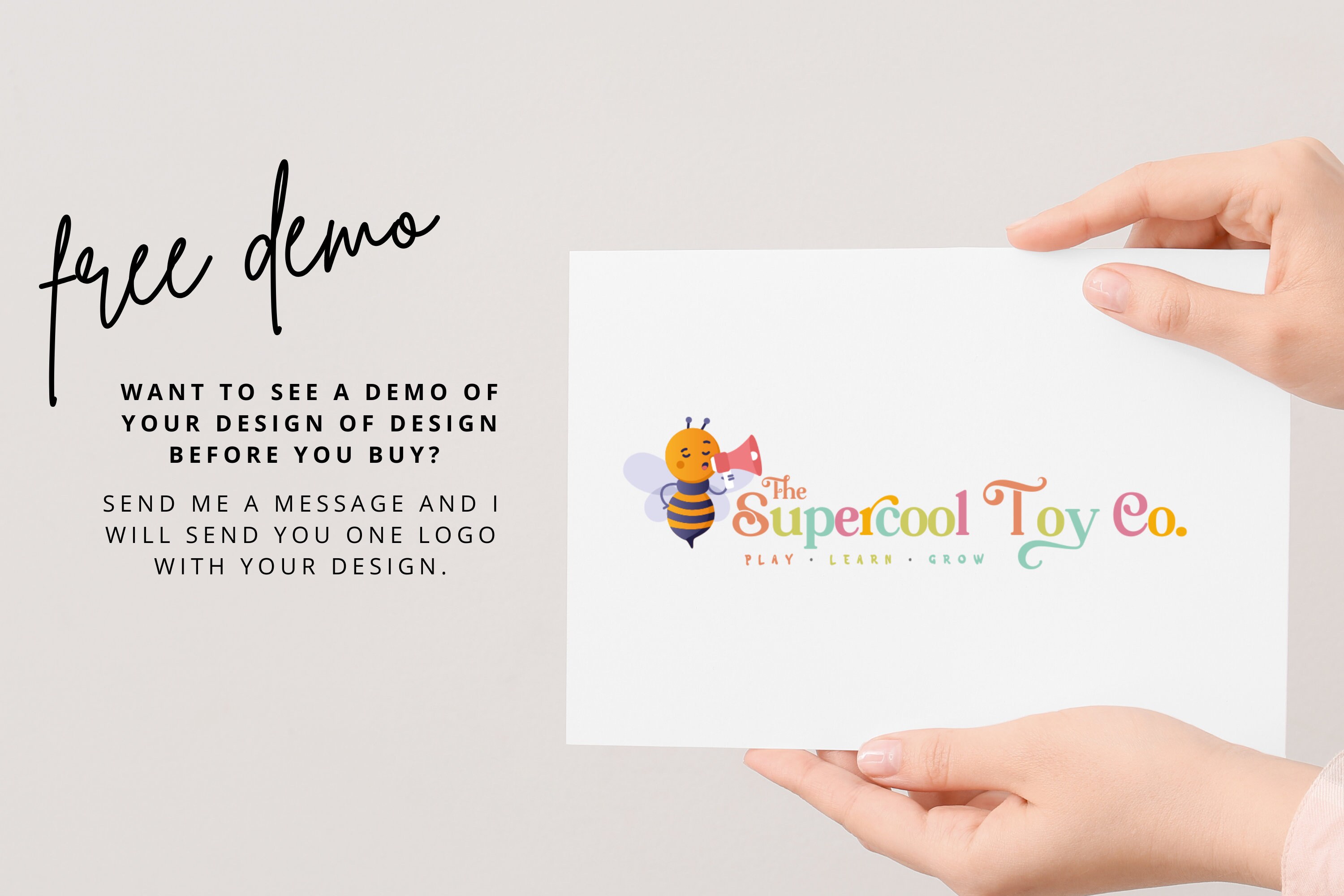 Toy Company Logo, Premade Business Logo Design, Canva Editable Logo ...