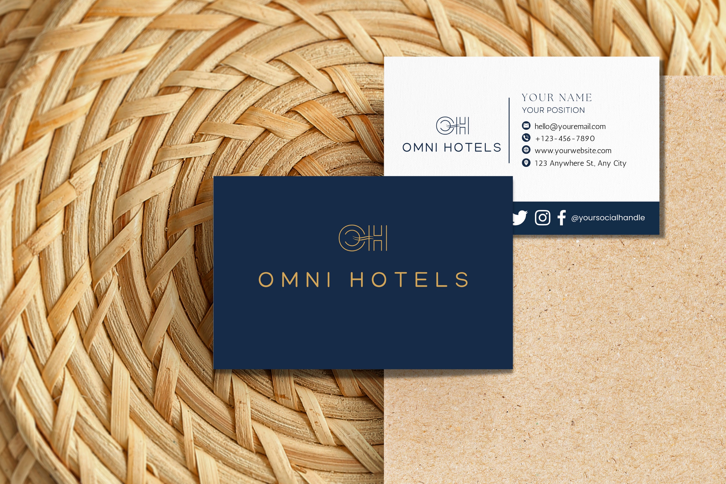 Business Card Editable Template, DIY Edit Luxury Hotel Business Card ...