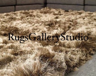 Gold Shag Rug - Etsy