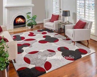 Mickey Mouse Kitchen Rug - Etsy UK