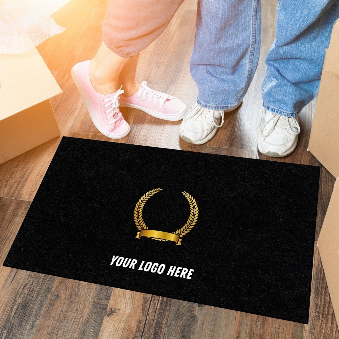 Personalized Logo Doormat, Custom Welcome Mat, Company Name Rug - Etsy