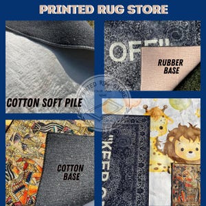 World Map Rug, Modern Retro Rug, Abstract Rug, Non Slip High Quality ...