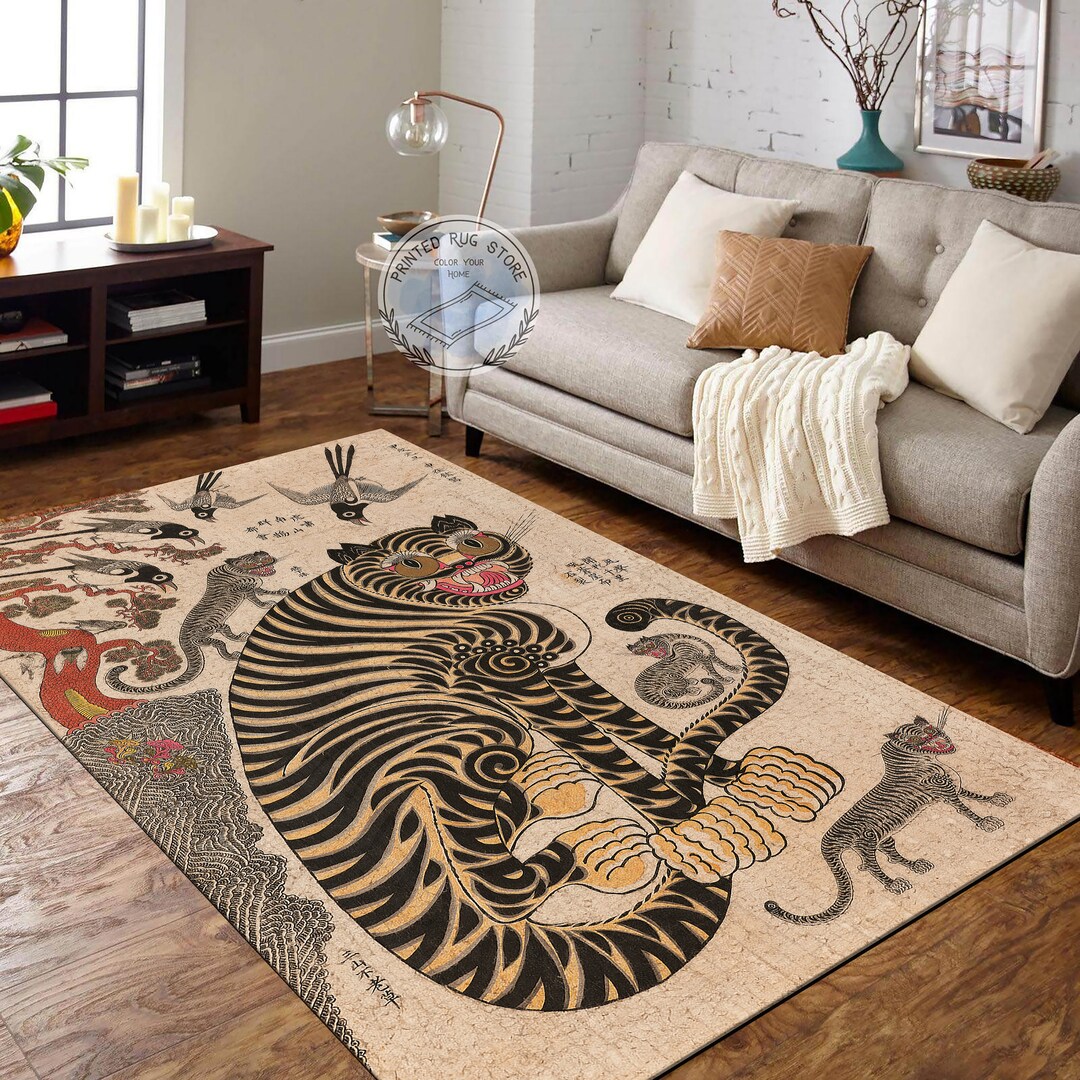 Antique Talismanic Tiger Eclectic Home Decor Unique Floor - Etsy UK