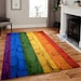 LGBT Pride Rug Colorful Rug LGBTQ Gift Abstract Rug - Etsy