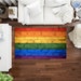 LGBT Pride Rug Colorful Rug LGBTQ Gift Abstract Rug - Etsy