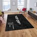 Keep off Pattern Rug, Modern Home Decor, Non-slip - Etsy