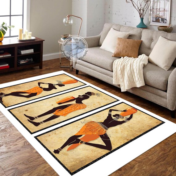 African Women Rug Living Room Rug Area Rug Custom Carpet - Etsy