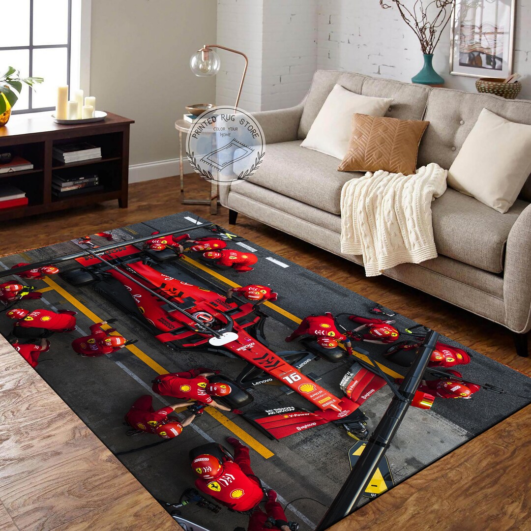 F1 Max Verstappen Rug Formula One Pit Stop Rugs Boy Room - Etsy UK