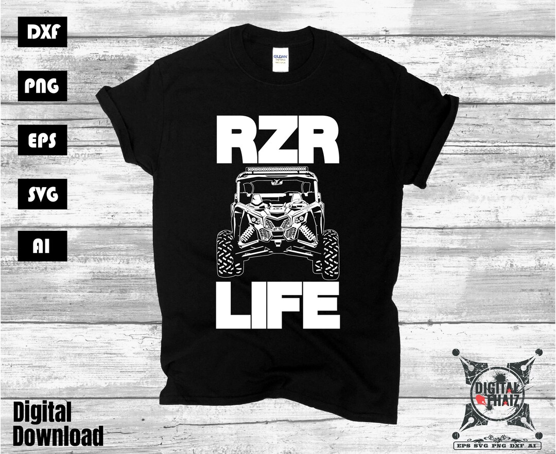 RZR Life Svg File Atv Svg Polaris Rzr Logo Svg Digital - Etsy
