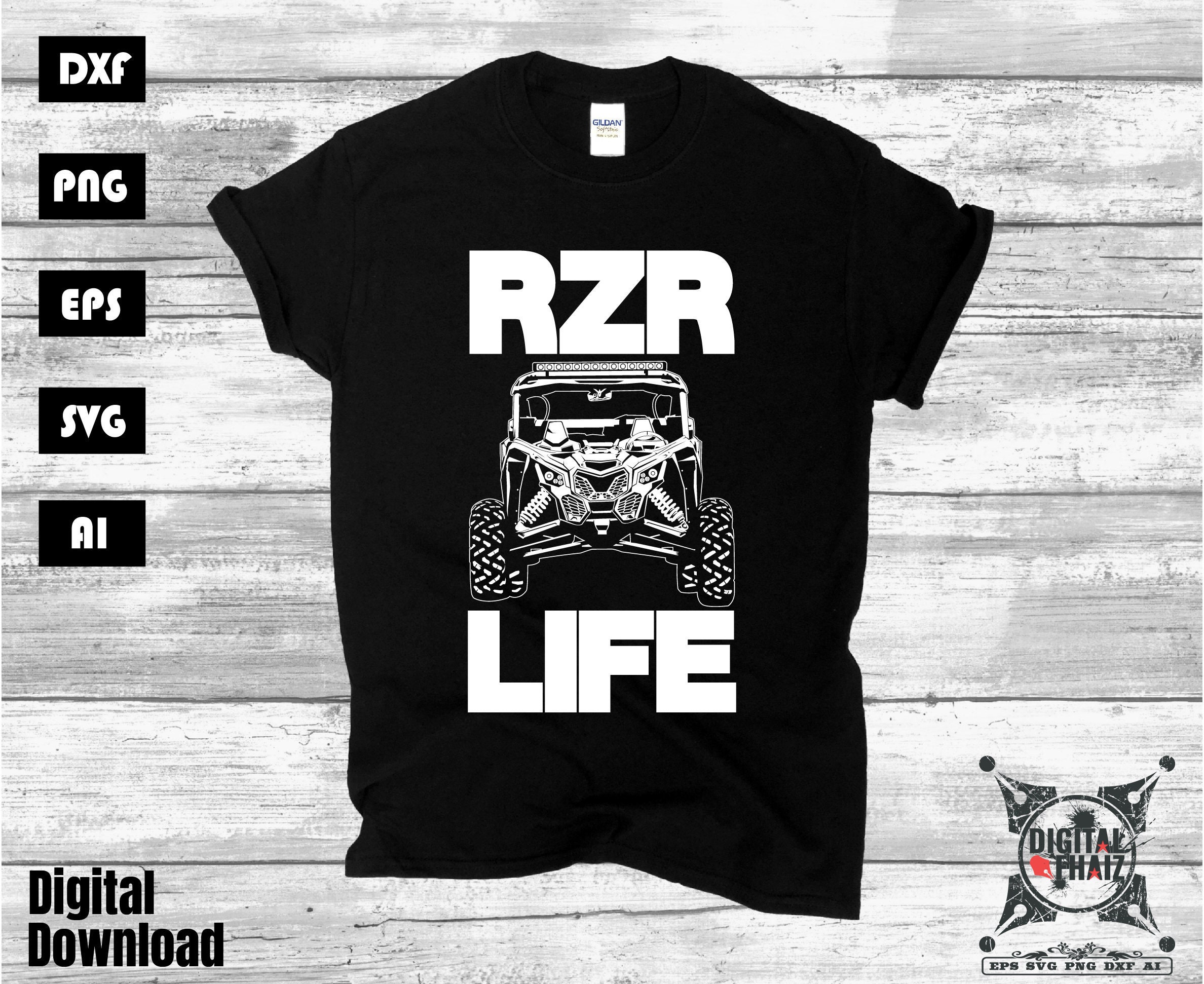 RZR Life Svg File Atv Svg Polaris Rzr Logo Svg Digital - Etsy