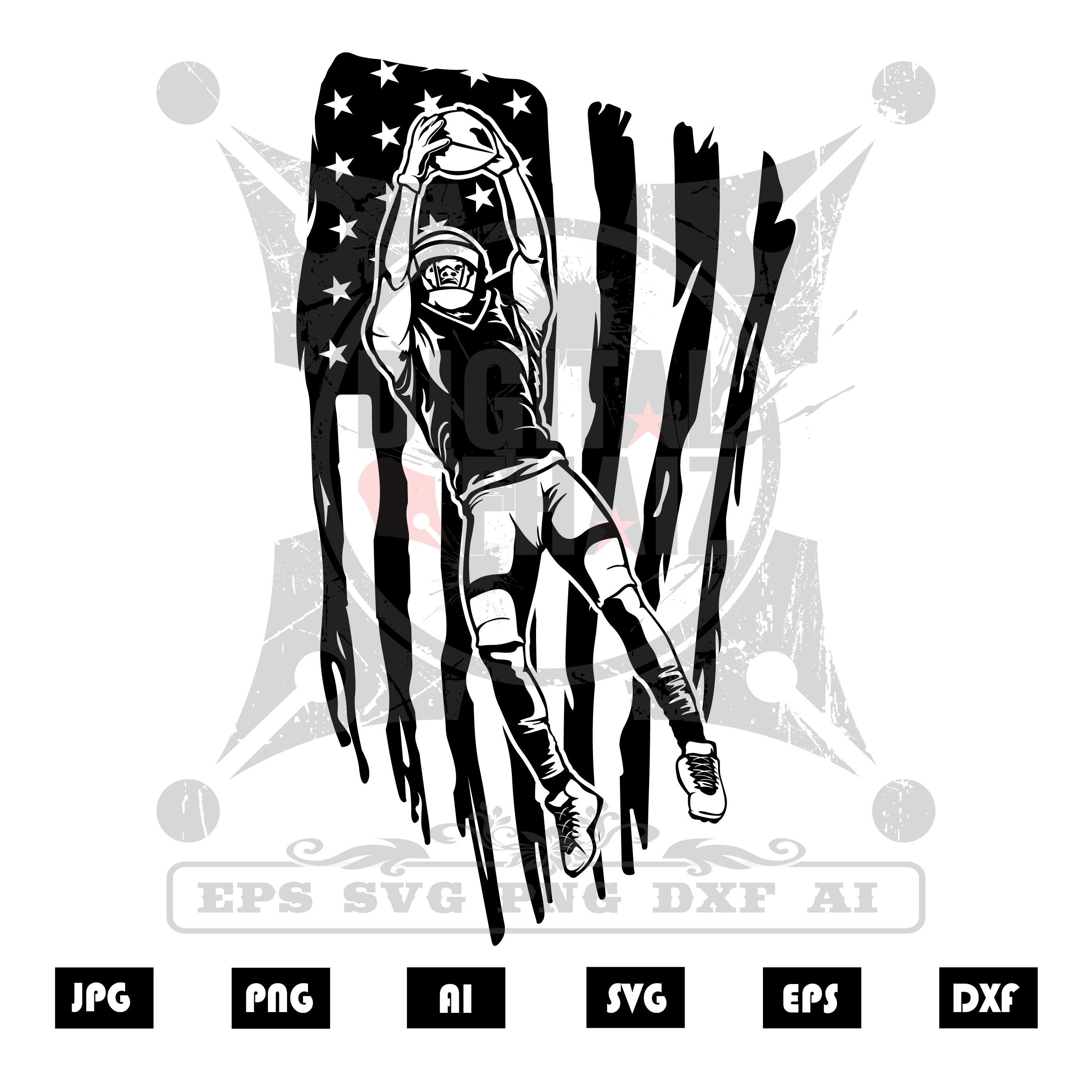 Wide Receiver Silhouette