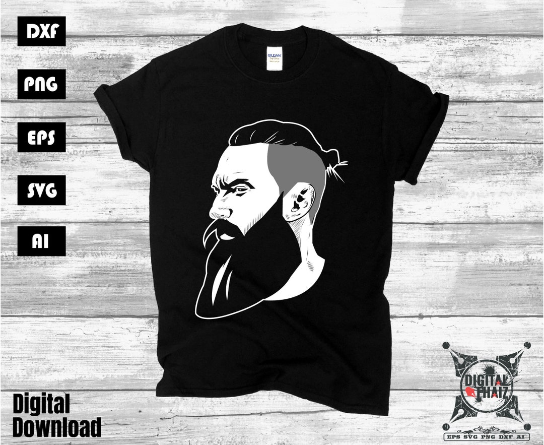 Viking Svg File Beardy Man Svg Vikings Theme Beard Arrogant - Etsy