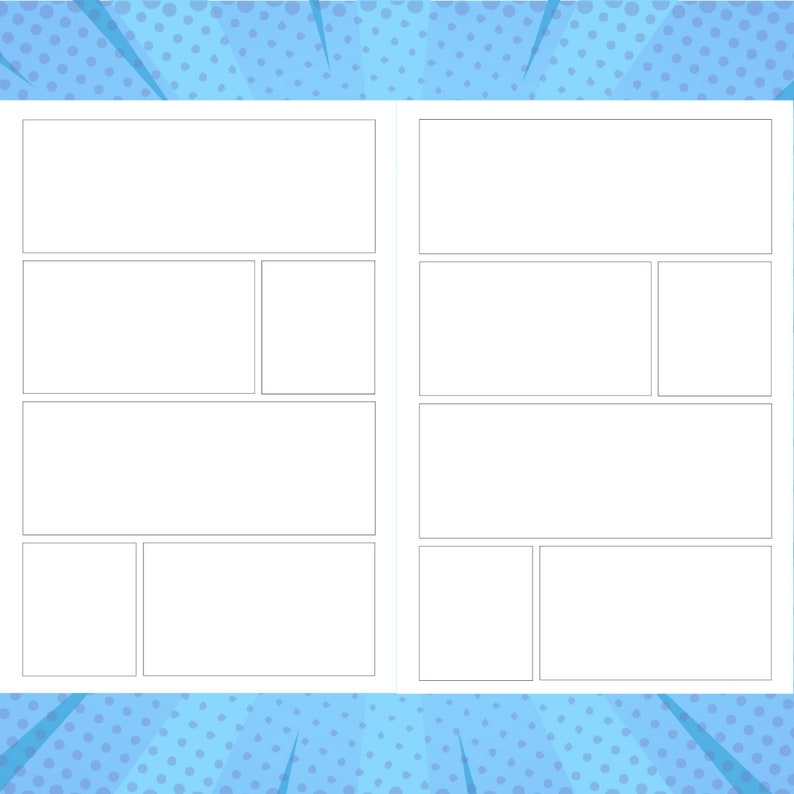 Create Your Own Comic Book Blank Graphic Novel Original Gift for All ...