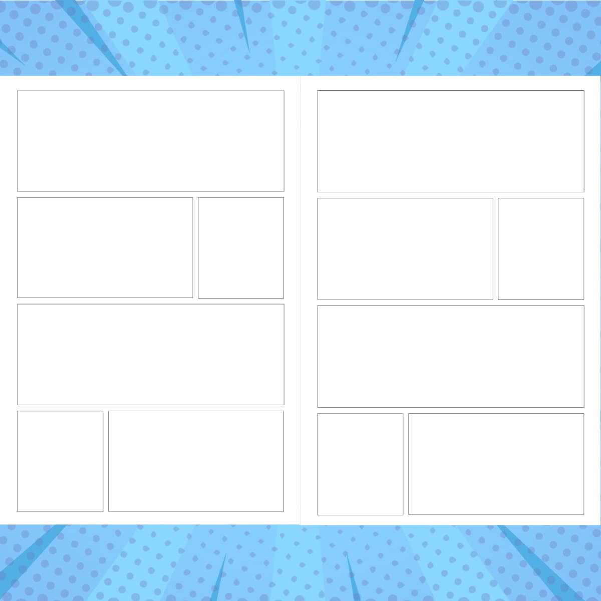 Create Your Own Comic Book Blank Graphic Novel Original Gift for All ...