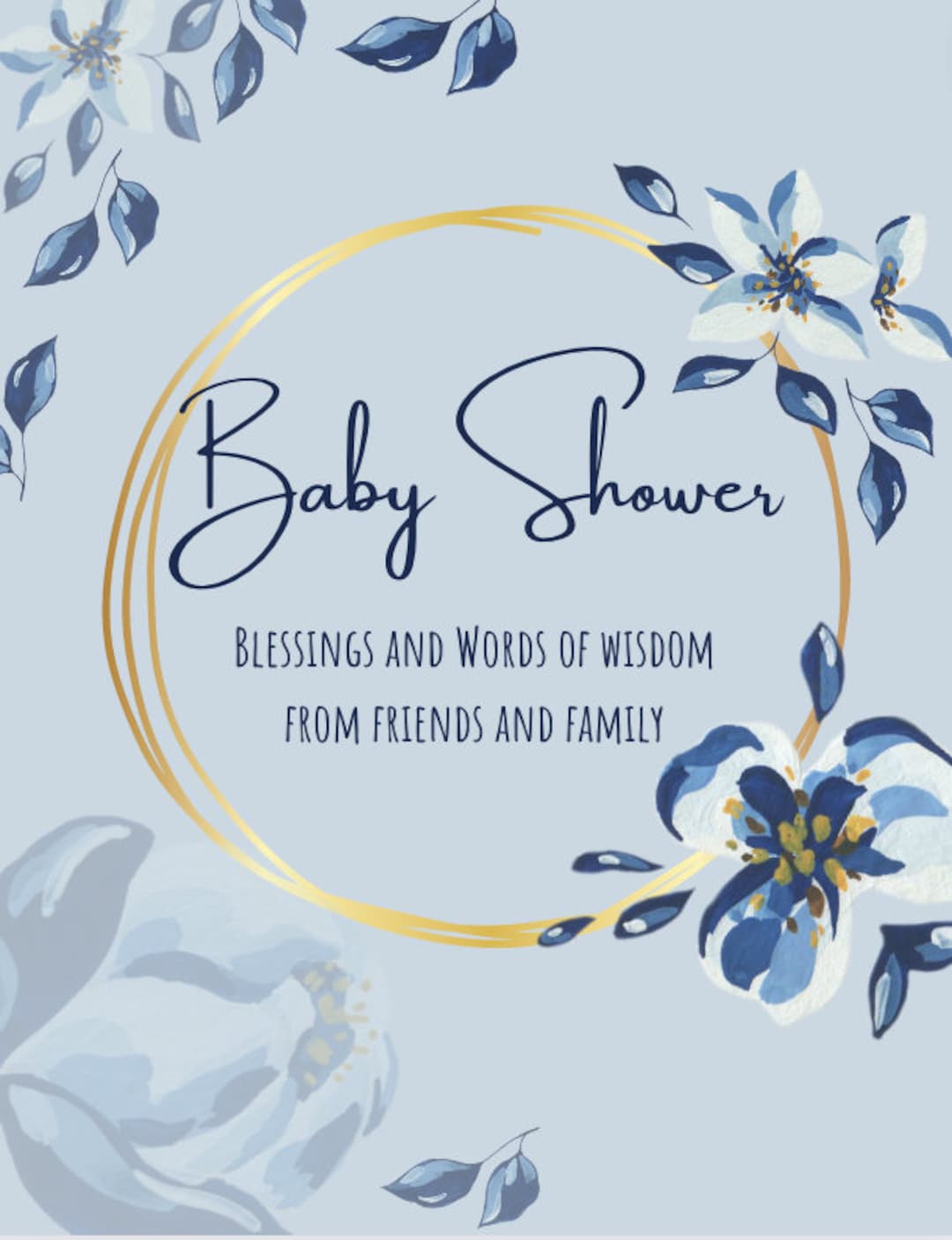 Baby Shower, Blessings, Words of Wisdom From Friends and Family - Etsy