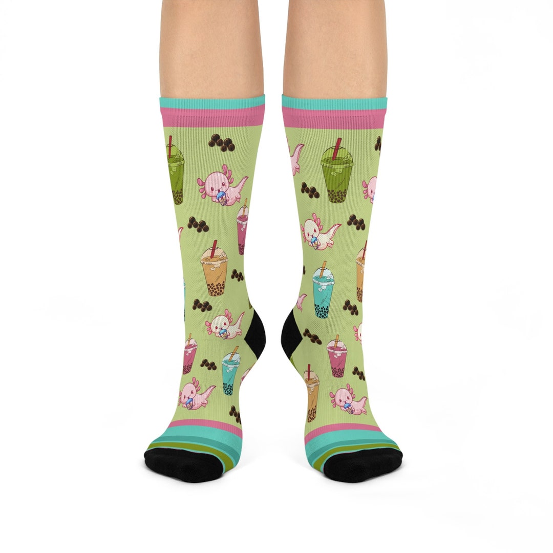 Bubble Tea Socks, Tapioca Milk Tea Unisex Adult Comfortable Lightweight ...