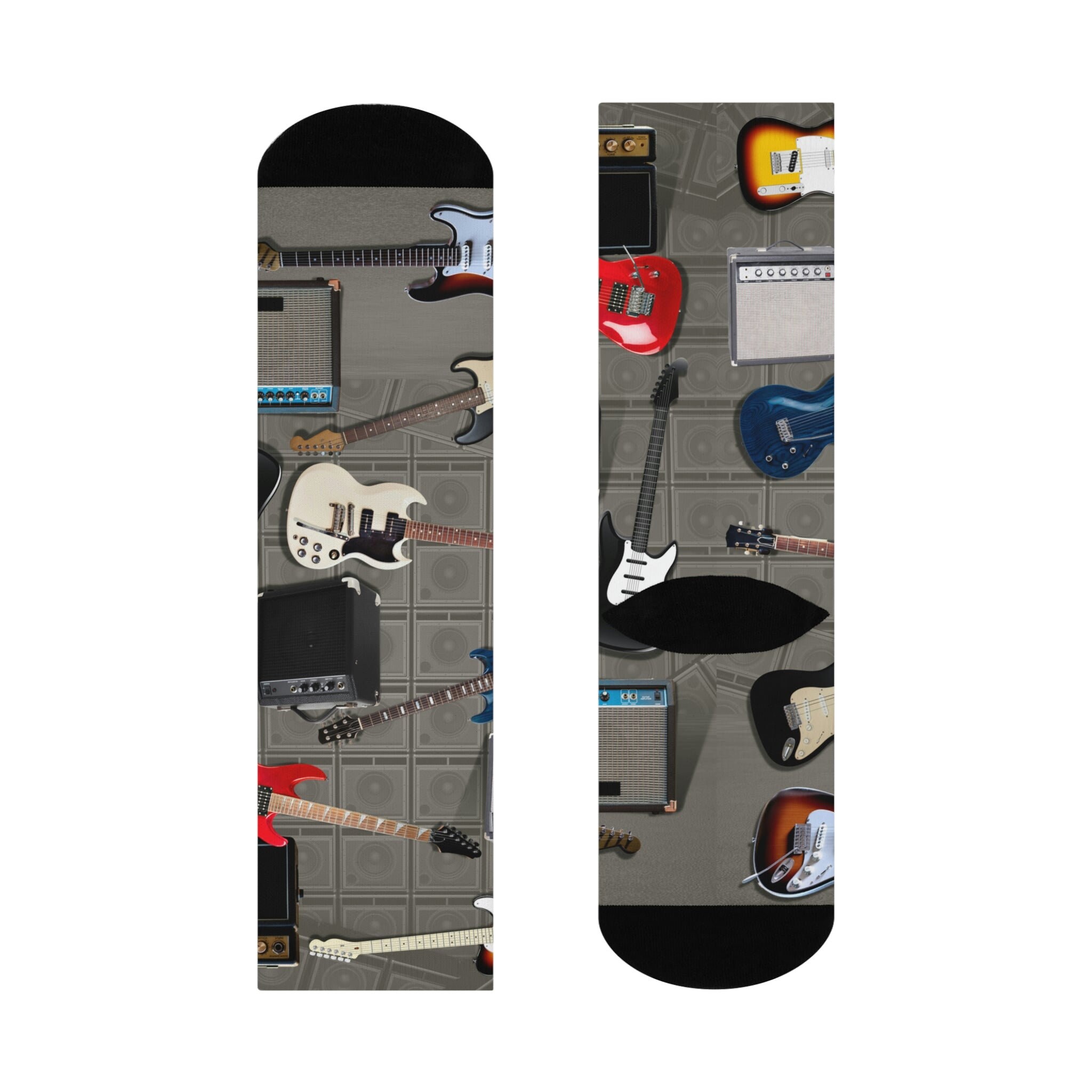 Electric Guitar Socks! Guitars and Amps for Musicians, Unisex, Music ...