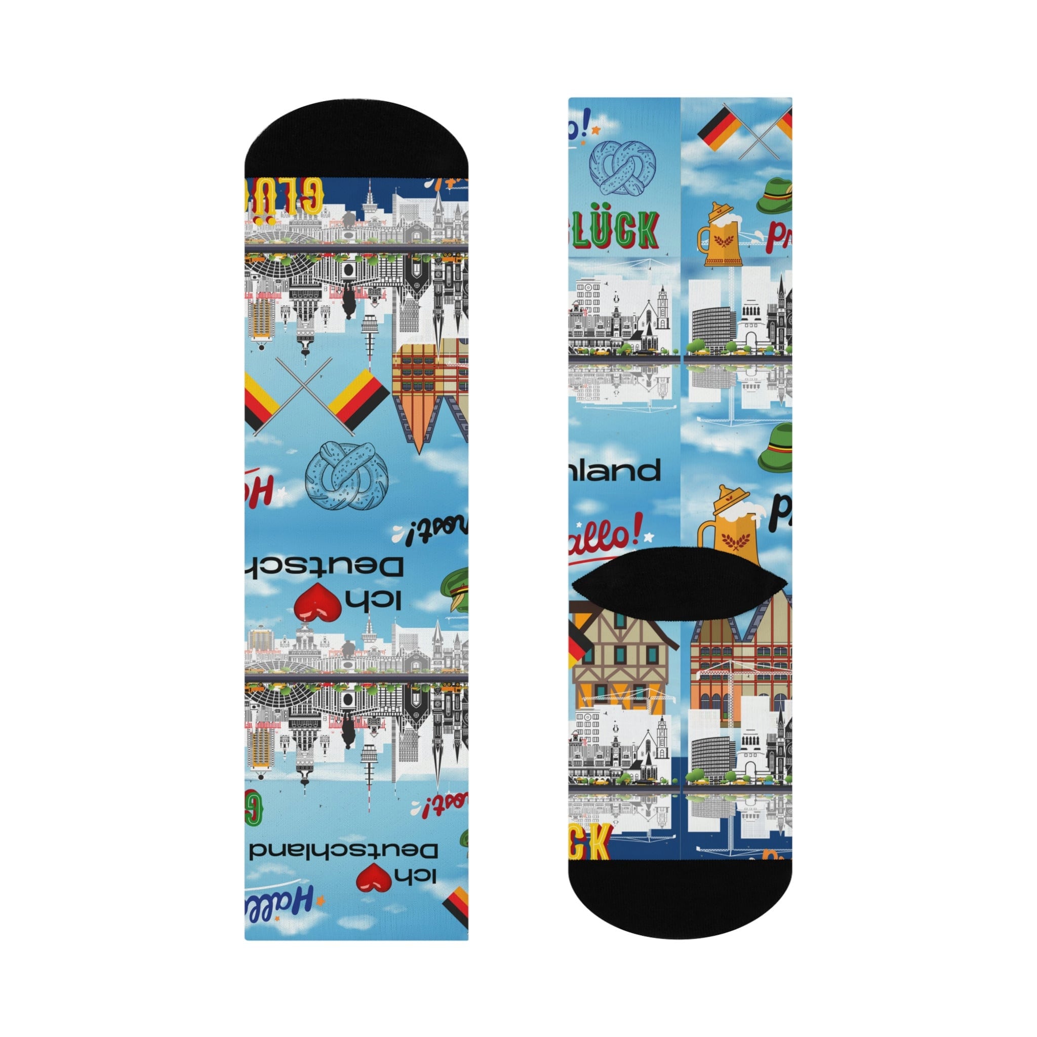 Ich Liebe Deutschland! Socks, Colorful Germany Socks for Men, Women ...