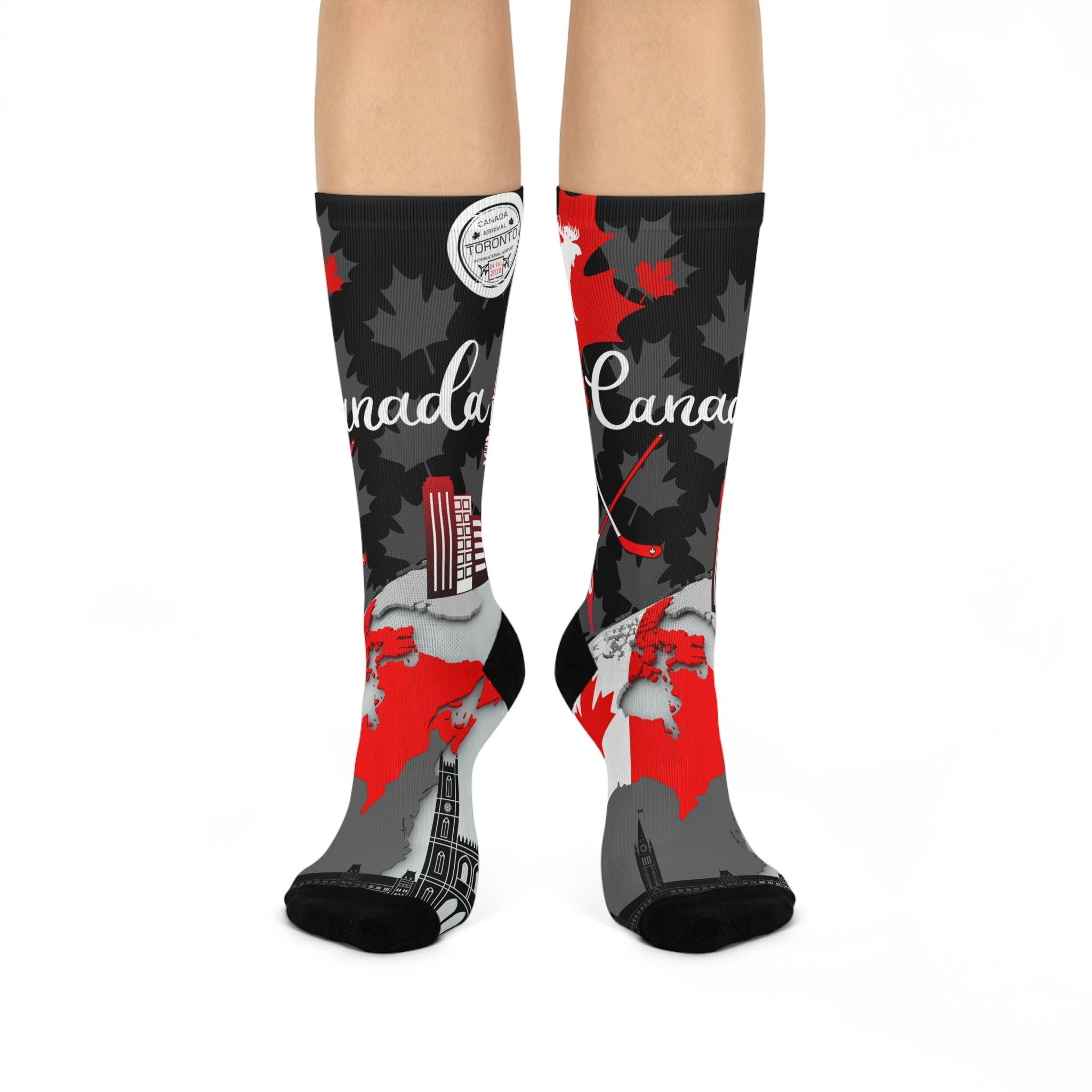 Canada Socks- Serving up Poutine and Hockey, Canadian-themed Socks ...