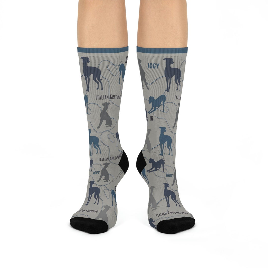 Italian Greyhound Socks Dog Unisex Adult Comfortable Lightweight ...