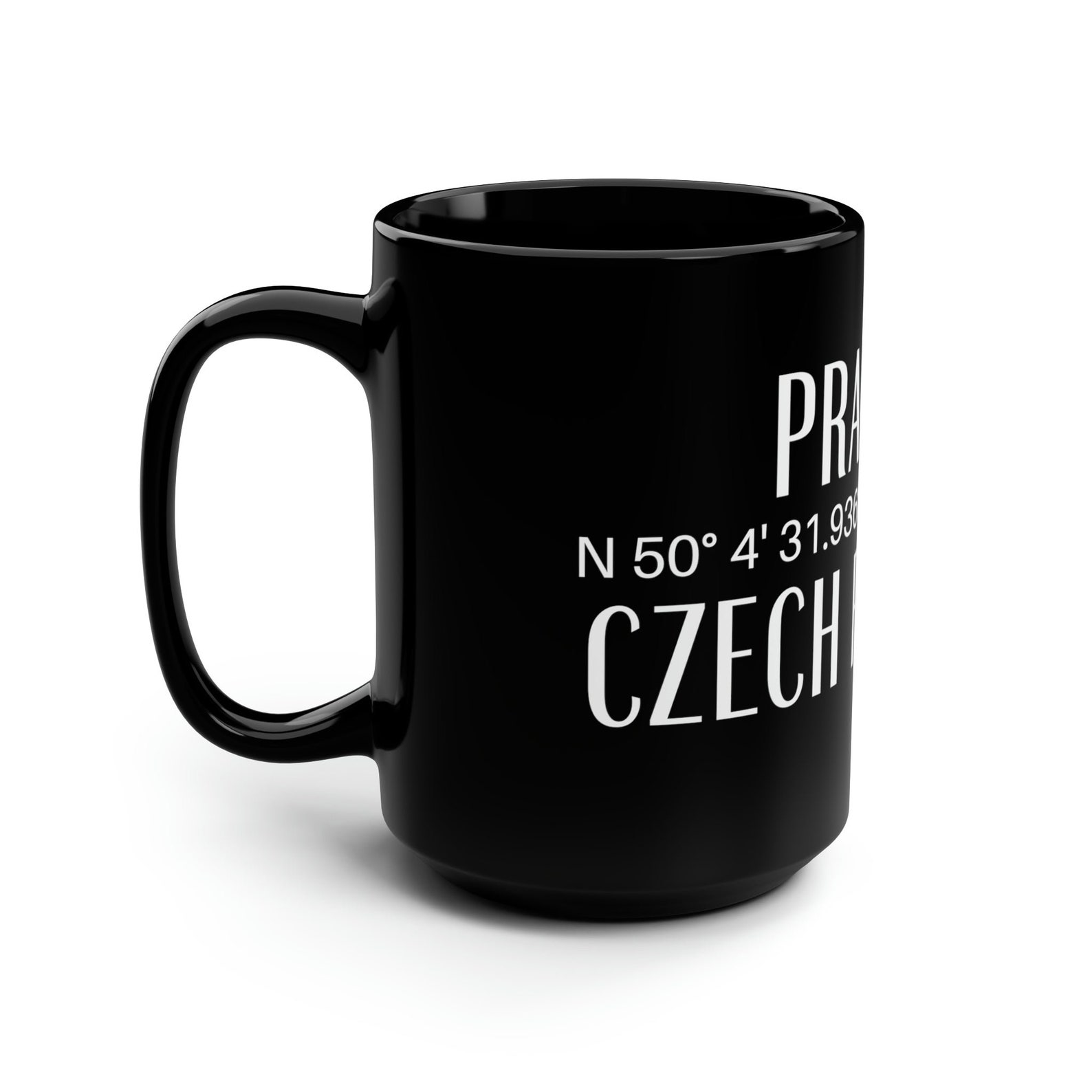 Prague, Czech Republic Mug Glossy Finish Ceramic Microwave and ...
