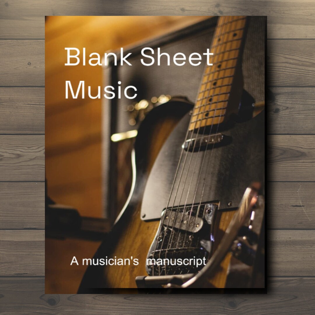 Blank Sheet Music Guitar - Etsy