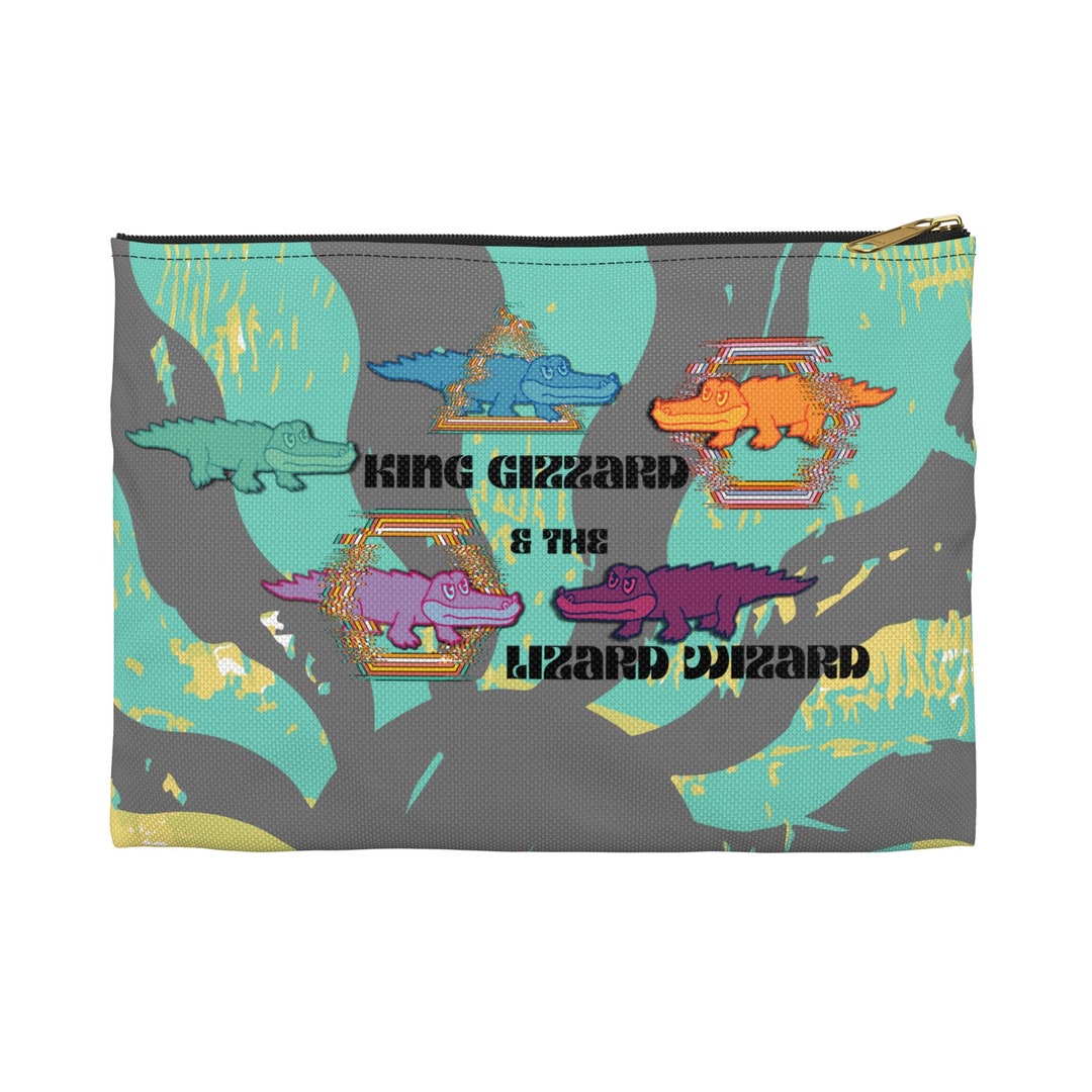 King Gizzard & the Lizard Wizard Accessory Pouch KGLW 2 Sizes Durable ...