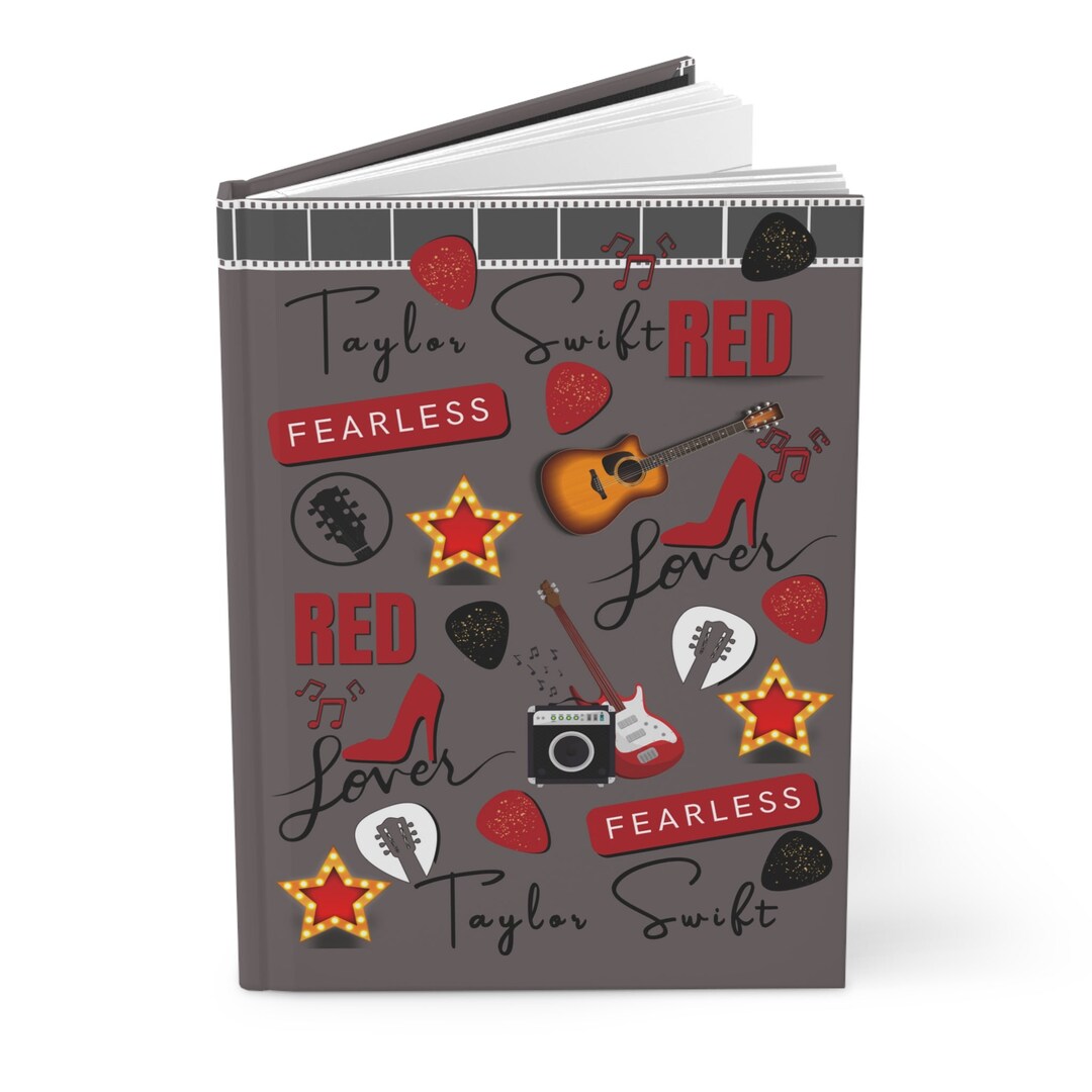 Swift Notebook, Red Logo Swiftie Gift Swift Fan Present Glossy ...