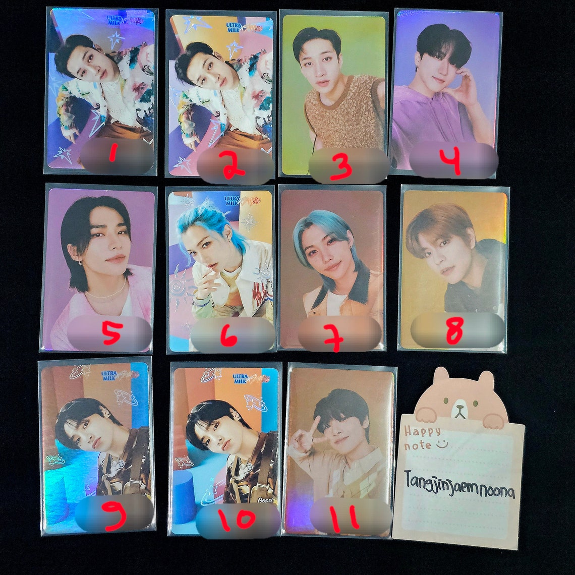 Stray Kids SKZ Ultra Milk Official Photocard Round 1& Round 2 - Etsy