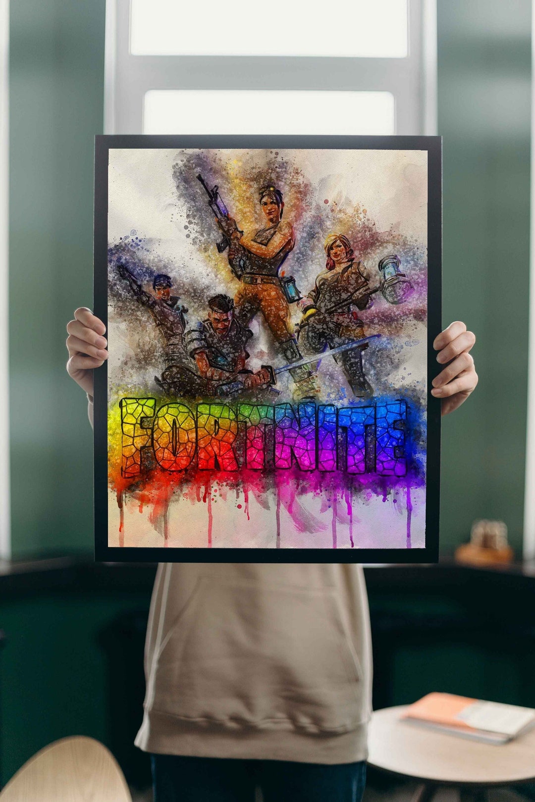 Fornite / Watercolor / Art Print / PS4 Video Game / PC / Epic Games ...