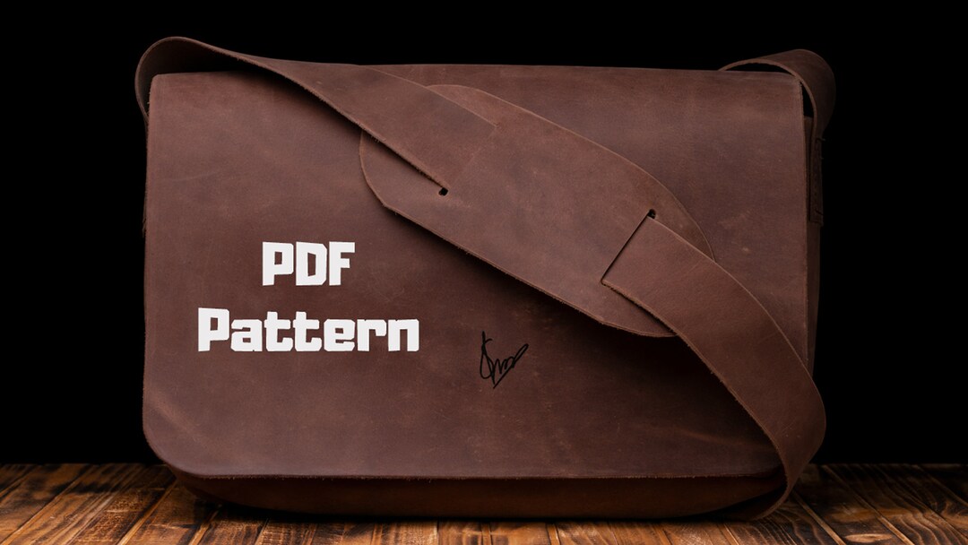 Messenger Bag Pattern Template - Etsy