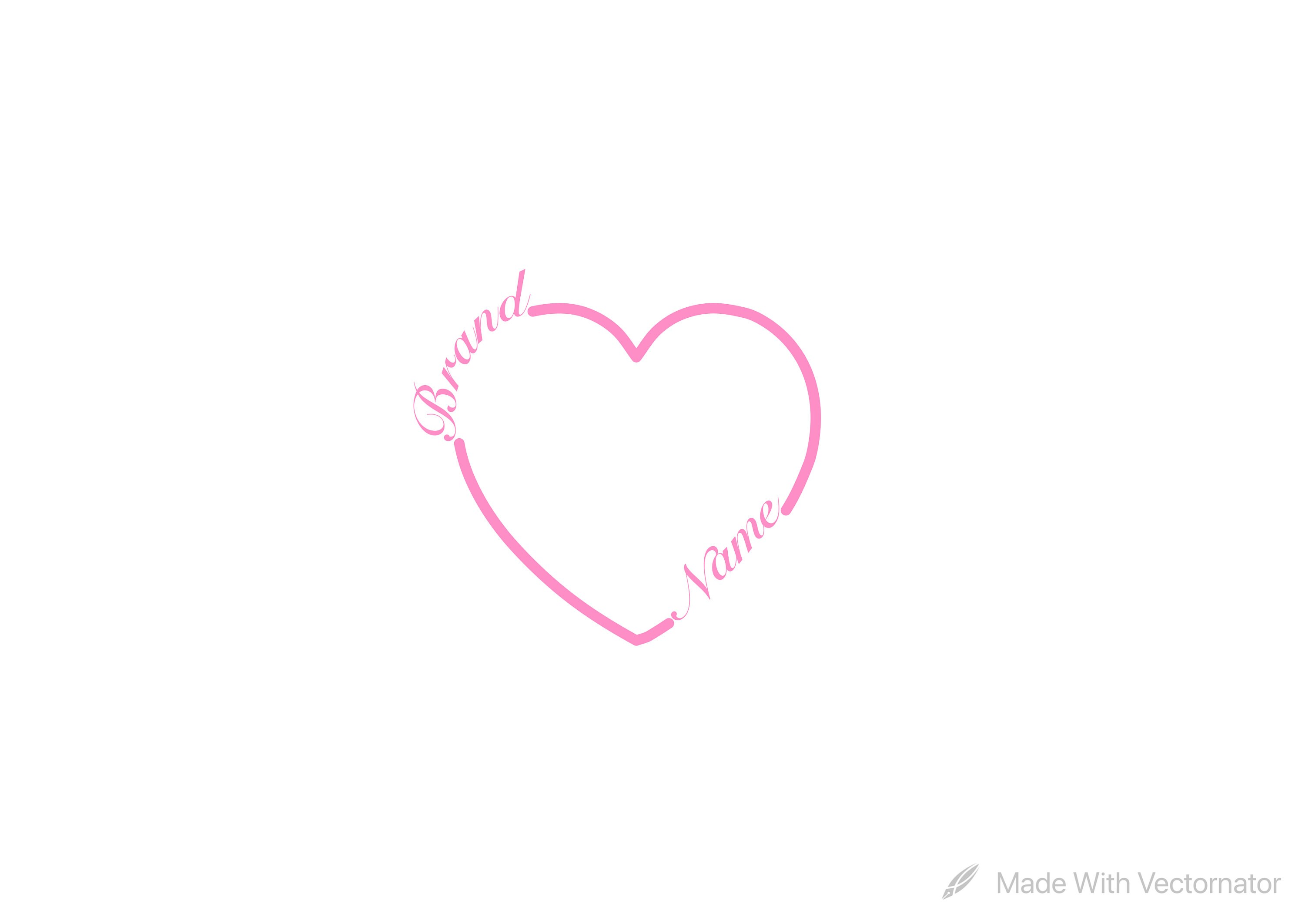 Heart Logo Heart Brand Heart Vector Heart Vectornator - Etsy