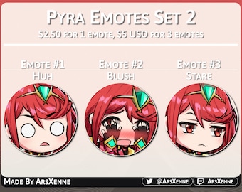 Pyra Emotes pay-to-use - Etsy