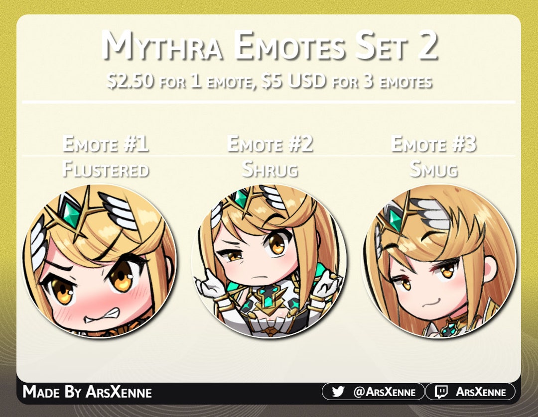 Mythra Emotes Set 2 (pay-to-use) - Etsy